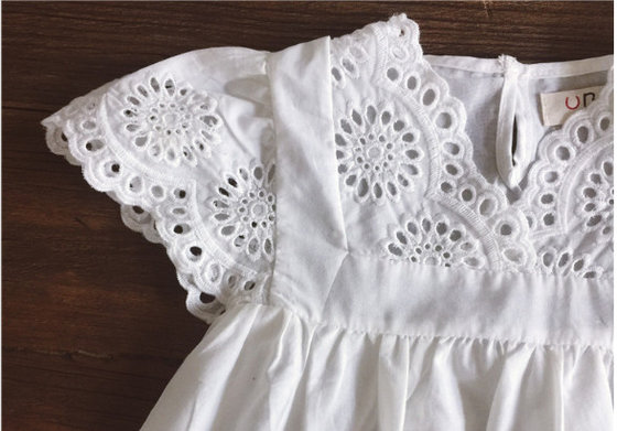 Summer 1 to 6 y white dresses for  Baby  girls supplier