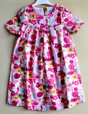 Summer 1 to 6year cotton printed  dresses for  Baby  girls supplier