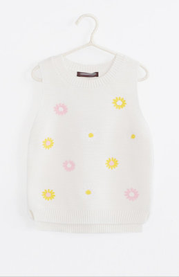 Childern fshion sweater vest knitting wear supplier