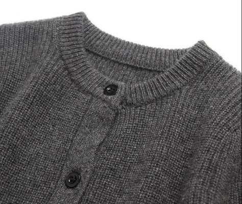 Childern keep wram round collar silver long sleeve  sweater supplier