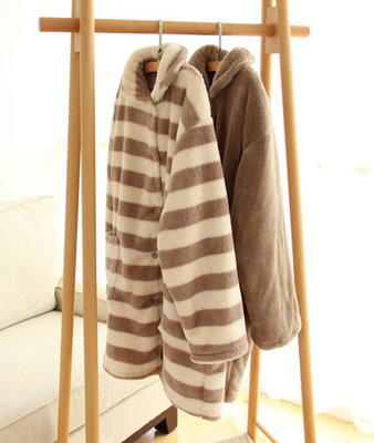Unisex Autumn and Winter Pajamas  Flannel Leisure wear robe supplier