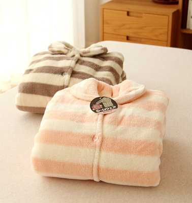 Unisex Autumn and Winter Pajamas  Flannel Leisure wear robe supplier