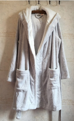 Hooded robe pajamas Female flannel leisure wear Bathrobe cartoon supplier