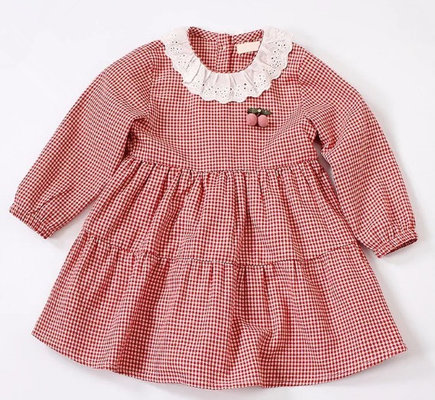 2018 spring cotton dress 2-9 year children's skirt supplier