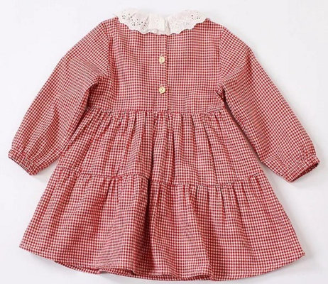 2018 spring cotton dress 2-9 year children's skirt supplier