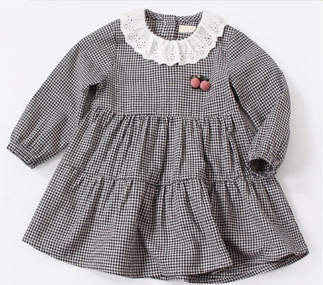 2018 spring cotton dress 2-9 year children's skirt supplier