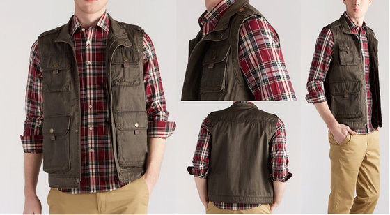 Fshion  Multi Pocket Vest for mens supplier