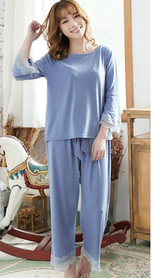 Modal fabrics female Lace  pajamas  Leisure pajamas for women supplier