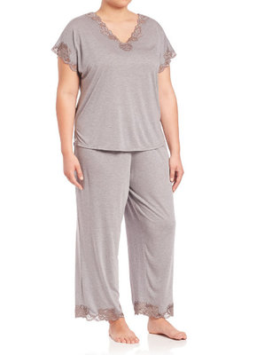 40-50old women Summer shads short sleeve and short pants  sleepwear  Fat women  nightgown supplier