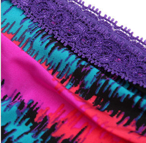 Hot sale women  underwear  printed  lace  briefs supplier
