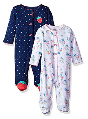 Newborn  pinstripe printed Long Sleeve Baby Rompers  Set Foot Secti supplier