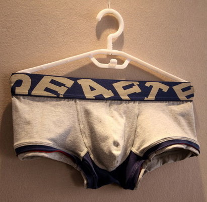 Men's Fashion  White  Boxer  Cotton Underwear supplier