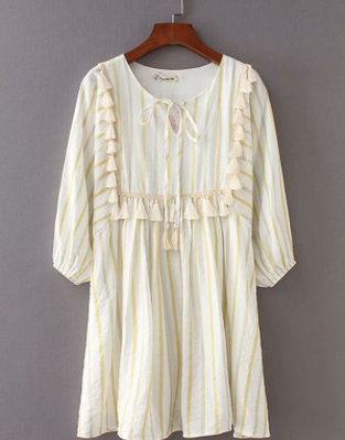 White color fashion dirss for women supplier