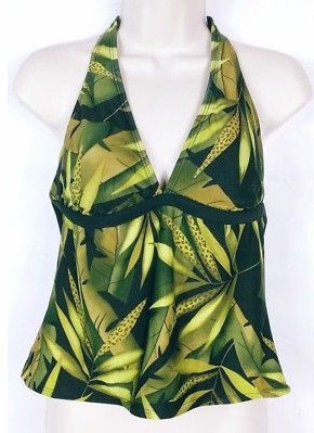 Women's Digital Printed Two-piece  V neck Swimwear supplier