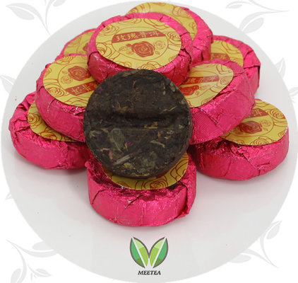 Flower Flavor Compressed Fermented Ripe Pu'er Tea Puerh Cake Tea
