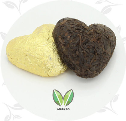 EU standard Heart shape Pu'er Puerh Tea as cbristmas gift