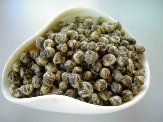 Hand-rolled Organic Jasmine white dragon pearl Longzhu Green Tea