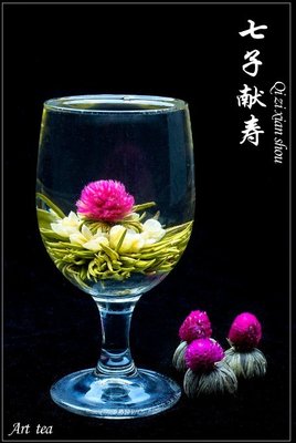 Handmade idible flowering tea wholesale organic chinese blooming tea