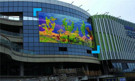 IP65 Waterproof Transparent LED Display Screen , 7000 nits Brightness LED Backdrop Curtain