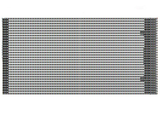 IP65 Waterproof Transparent LED Display Screen , 7000 nits Brightness LED Backdrop Curtain