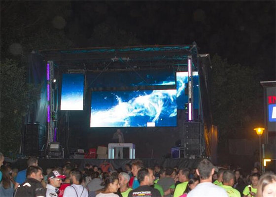 P4.81 Outdoor Rental LED Display Unique Module Design With 1920HZ Refresh