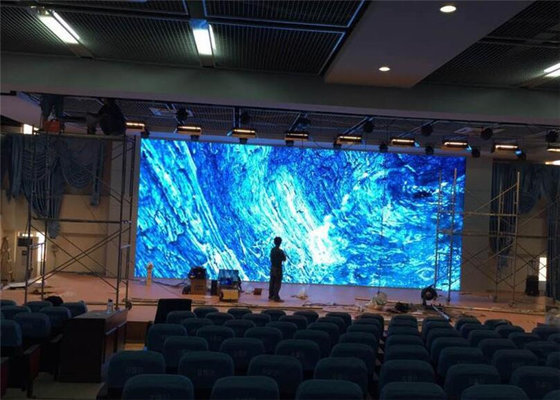 Popular Stage LED Video Wall Hire , P3.91 HD LED Screen With 2880 HZ Refresh