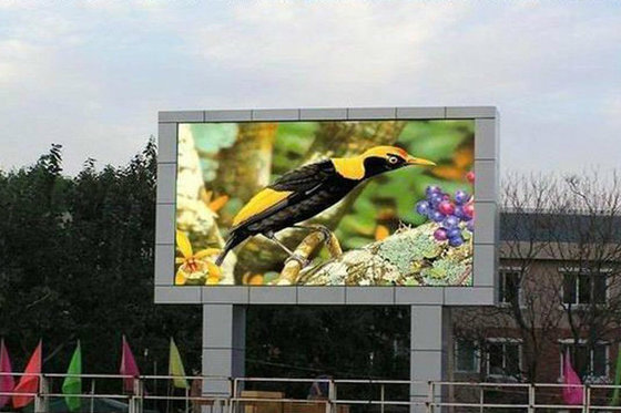 DIP P16 Outdoor Advertising LED Display Unique PCB Design With Full Color RGB Pixels