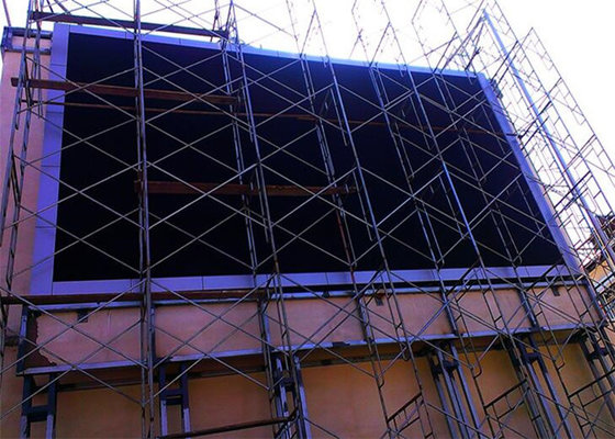 Super Bright P10 Big Outdoor Advertising Screen , RGB LED Display Board For Advertising