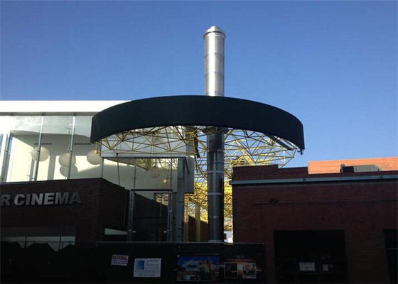 8500 Nit Brightness P10 Curved LED Screen For Advertising Outdoor Energy Saving