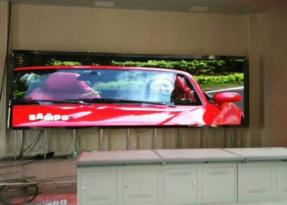 RGB Pitch 6mm Indoor Advertising LED Display High Brightness For Meeting Room