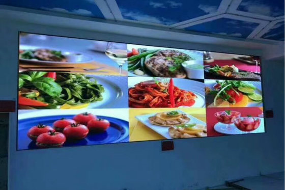 PH4mm Indoor Advertising LED Display Energy Saving For Showroom / Exhibition Hall