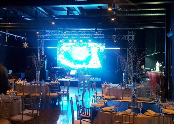 Megagem LED Stage Display Screen , P4.81 Indoor Fixed LED Display With Die Casting Cabinet