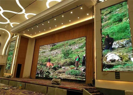 Indoor P3 HD Led Video Wall Unique PCB Design With Die Casting Aluminum Cabinet