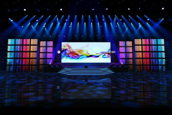 Large Indoor Rental LED Display / 3.91mm Pixel Pitch Big LED Screen Hire
