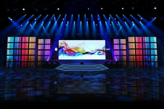 Light Weight Indoor LED Video Wall P5 , Popular LED Backdrop Screen For Stage