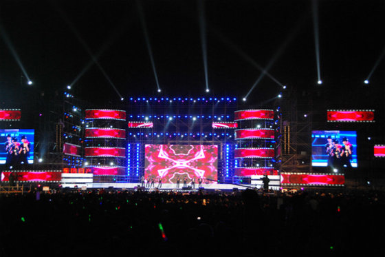 P6.25mm Indoor LED Video Wall Rental , Full Color LED Stage Display Screen