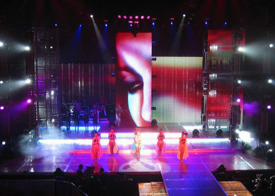 High Definition Stage Background LED Display Big Screen Pixel Pitch 3.91mm 4.81mm