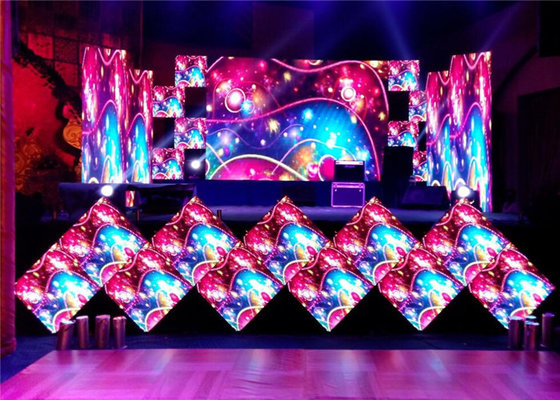 HD P4.81 LED Digital Advertising Display , Modular Design 75mm Super Thin LED Screen