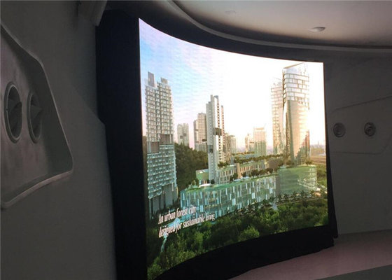 High Refresh P3 Indoor LED Display , SMD2020 Curved Flat Screen For Video Advertising