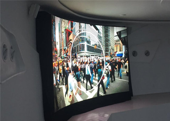 High Refresh P3 Indoor LED Display , SMD2020 Curved Flat Screen For Video Advertising