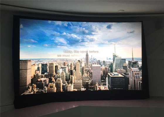 HD P3 Curved Indoor Advertising LED Display MBI5124IC For Commercial Events