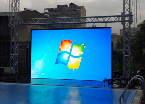 Waterproof Outdoor Full Color LED Display Screen Ultra Light / Ultra Thin LED Screen