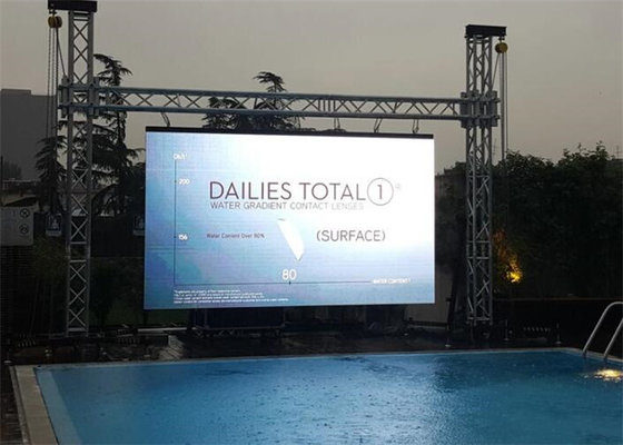 Waterproof Outdoor Full Color LED Display Screen Ultra Light / Ultra Thin LED Screen