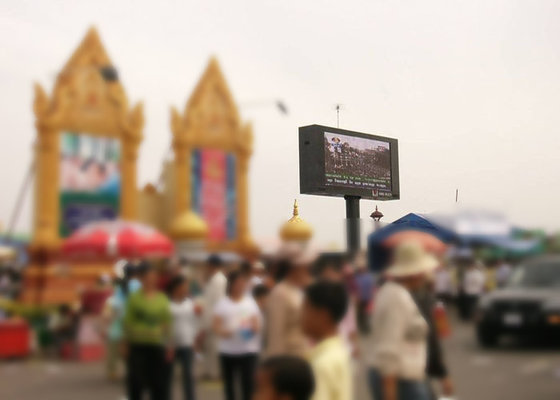 SMD RGB Outdoor Fixed LED Display 10 mm Pixel Pitch With Wide View Angle