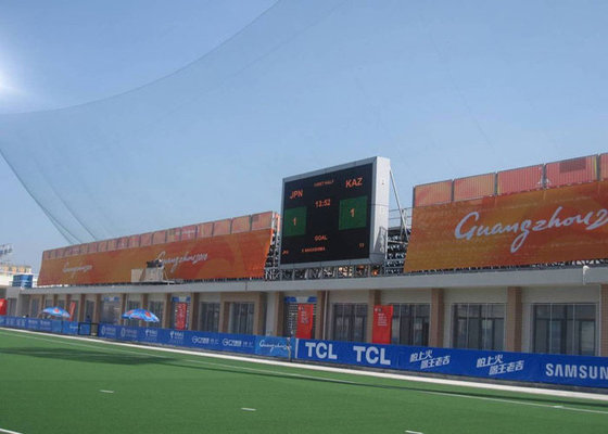 SMD RGB Outdoor Fixed LED Display 10 mm Pixel Pitch With Wide View Angle