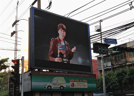 High Brightness Outdoor LED Billboard P6 Full Color With High Waterproof Cabinet