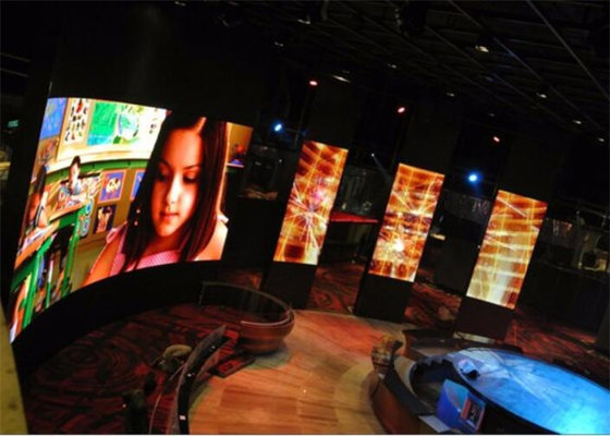 High Refresh P2.97 Curved LED Display , Indoor Full Color LED Display Screen