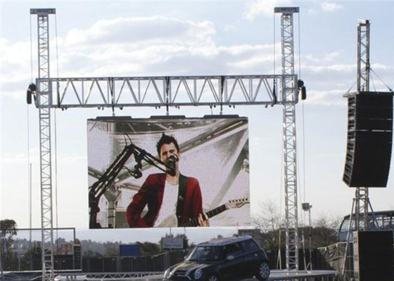 500*1000mm Outdoor Ultra Thin LED Display , 5500nits High Brightness LED Screen