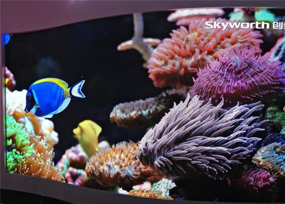 P2.97 Flexible LED Display Screen / Seamless LED Video Wall With Die Casting Cabinet