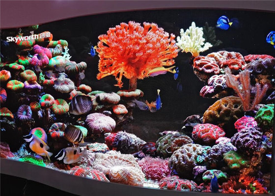 P2.97 Flexible LED Display Screen / Seamless LED Video Wall With Die Casting Cabinet